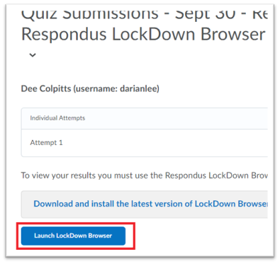 How do I view exam submissions in Respondus LockDown Browser? - Teach ...