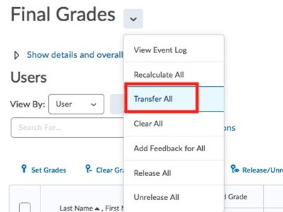How do I release adjusted final grades in Brightspace? - Teach Anywhere